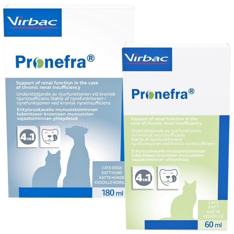 Pronefra for Cats and Dogs - 180ml Pronefra Kidney Supplement for Dogs