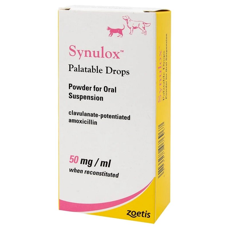 Synulox - 15ml Synulox Palatable Drops - Synulox for Cats & Dogs