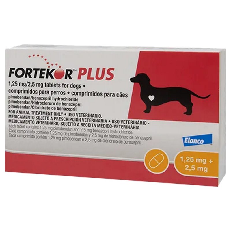 1.25mg/2.5mg Fortekor Plus Tablets for Dogs - Fortekor Plus for Dogs
