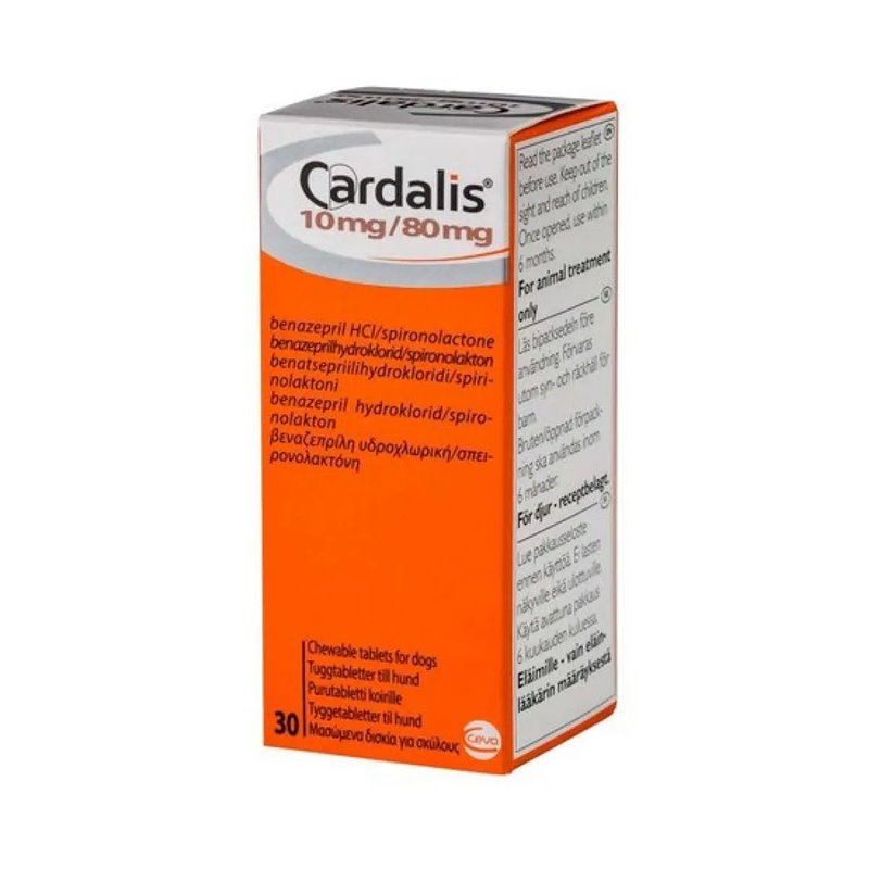 Cardalis Tablets for Dogs with Heart Failure - Buy 10mg/80mg Cardalis ...