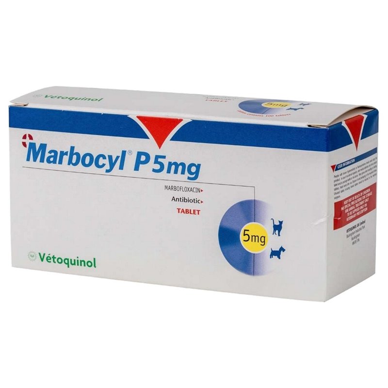 Marbocyl P - 5mg Marbocyl P Tablet - Marbocyl P for Dogs & Cats