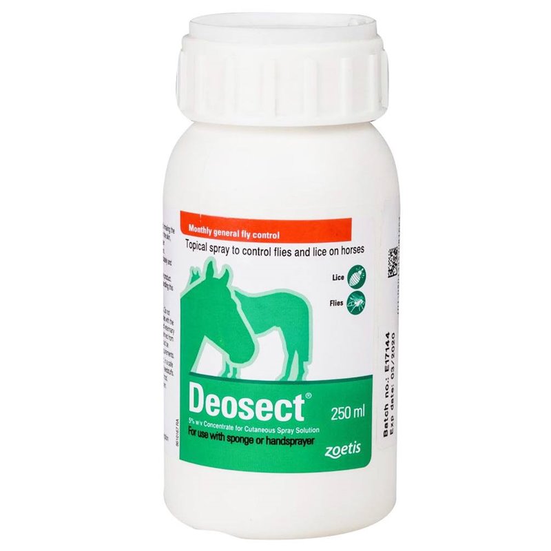 Deosect Spray Fly Killer for Horses - 250ml - Horse & Cheaper Pet ...