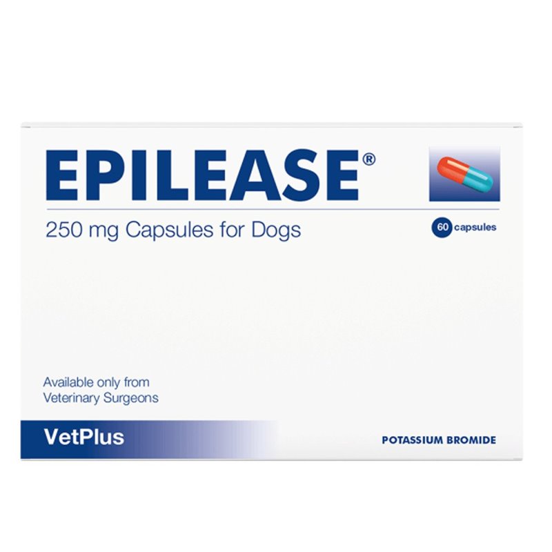 Cheapest Epilease - 250mg Epilease Capsules for Dogs - Pack of 60