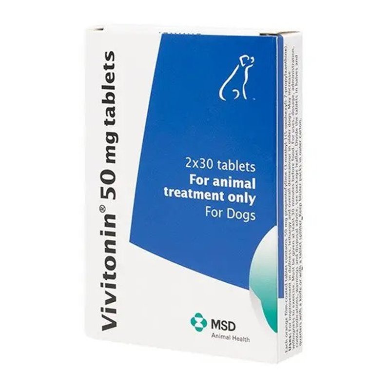 50mg Vivitonin Tablets for Improved Dog Vitality - 50mg Vivitonin Dogs