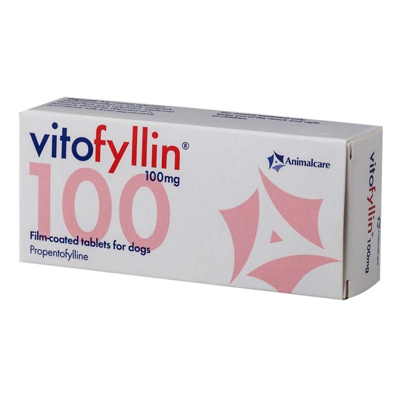 Vitofyllin 100mg Tablets for Dogs - Heart Support for Older Dogs