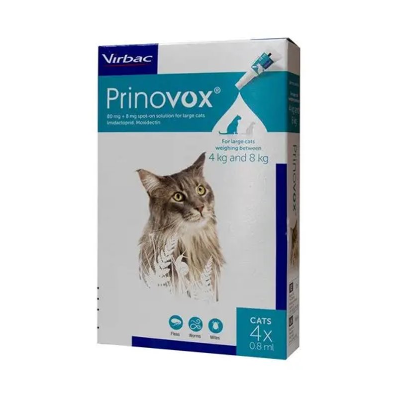 Prinovox for Dogs: Fleas, Lungworm, Heartworm, Mites & Roundworm Treatment