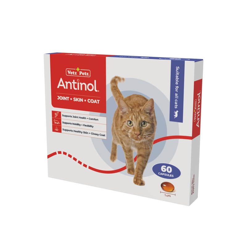 Antinol Joint Care Capsules for Cats - 60 Capsules for Joint Support